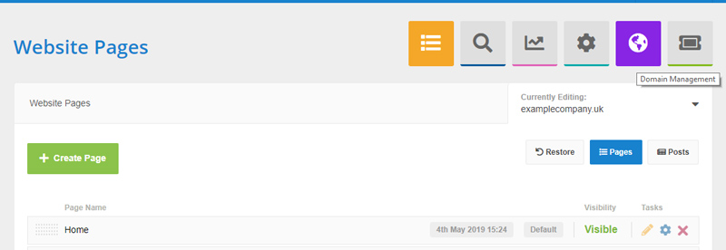 How to add a Web Forward in Easy Sites – Easy Domains
