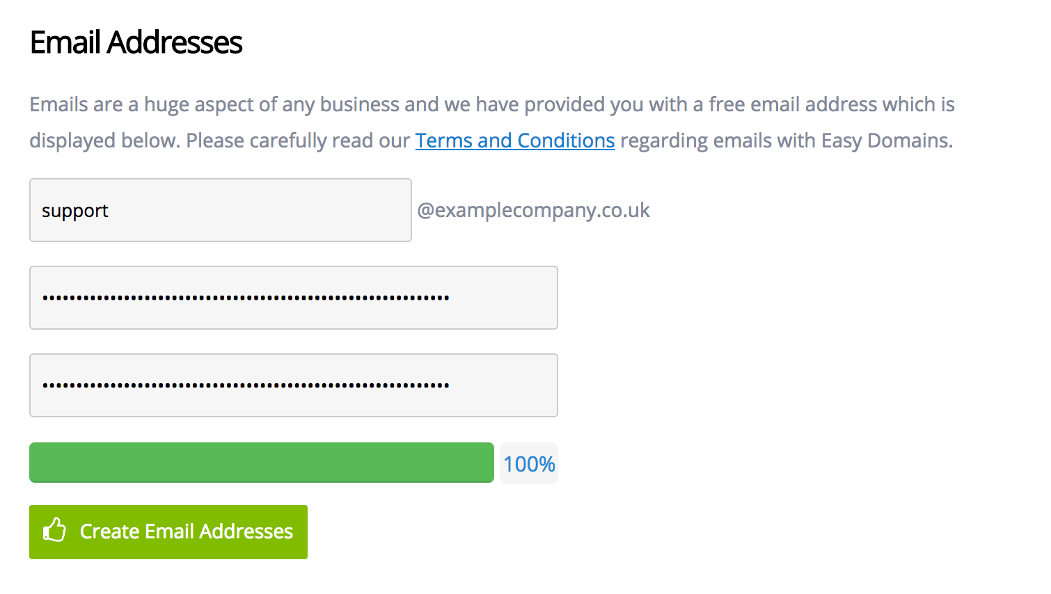 How To Create An Email Address In Easy Sites Easy Domains
